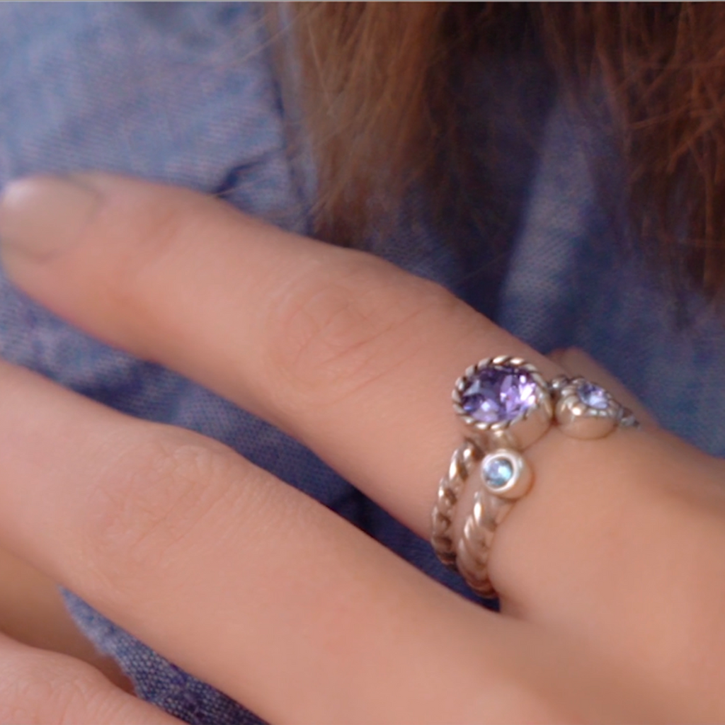 Halo Duo Rings – Alapage Boutique